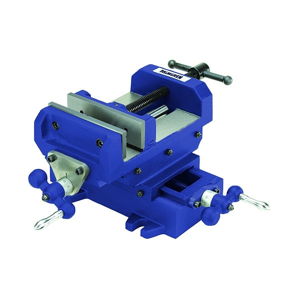 Palmgren Cross Slide Vise, 6 in Jaw Width 9630601 | Zoro