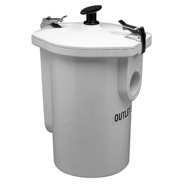 Zurn 1-1/2 " Dia., Sediment Bucket, Screen: PVC; Handle: ABS; Latches ...