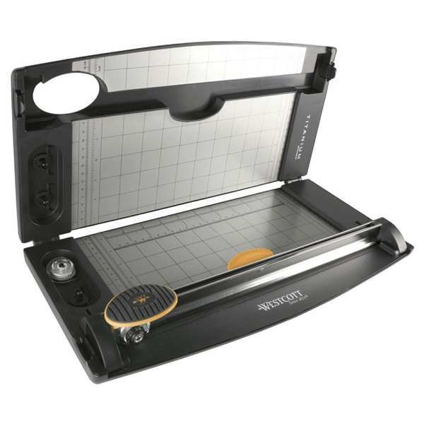 Westcott Rotary Paper Trimmer, 12 In, Steel base 14785 | Zoro