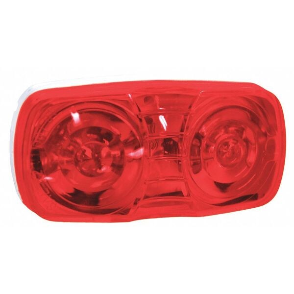 Blazer Rectangular Dual-Bulb, Red B444R | Zoro