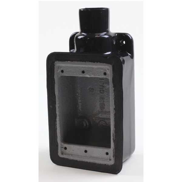 Calbond Electrical Box, FD Box Type, 1 Gang, PVC PV0500FD1 | Zoro