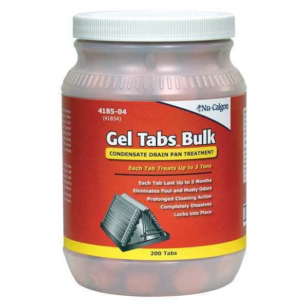Nu-Calgon Condensate Pan Treatment, Gel Tablet, Red 4185-04 | Zoro