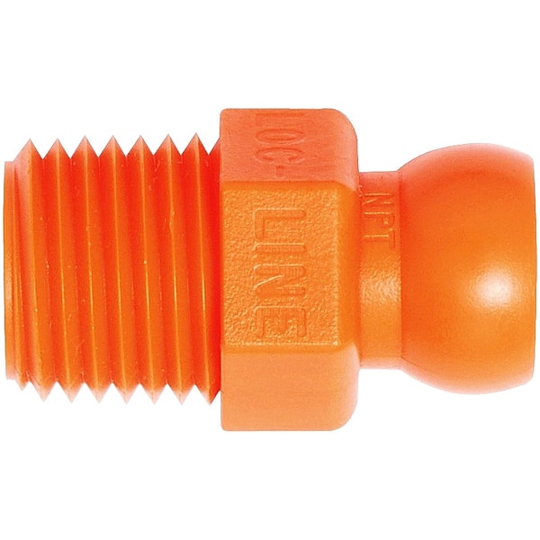 Loc-Line Connector For 1/4 in Hose, 1/4 in Loc-Line x 1/4 in Male NPT ...