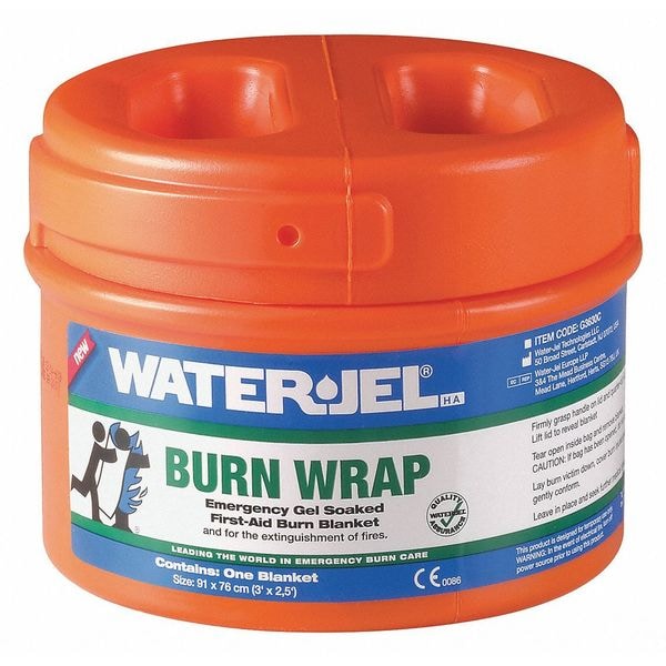 Waterjel Burn Wrap, Sterile, Orange, Wool, 36" L G3630C-4.69.000 | Zoro