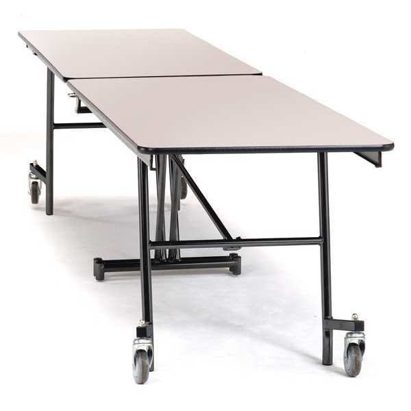National Public Seating Rectangle Mobile Cafeteria Table, 30" W, 145 L ...
