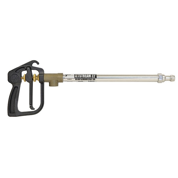 Jet Stream Spray Gun, Aluminum/Plastic, Size 22" SG-1700-22 | Zoro