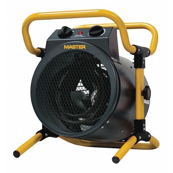 Master Portable Electric Heater, 3000, 240V, 1 Phase, 10200 BtuH MH-53 ...