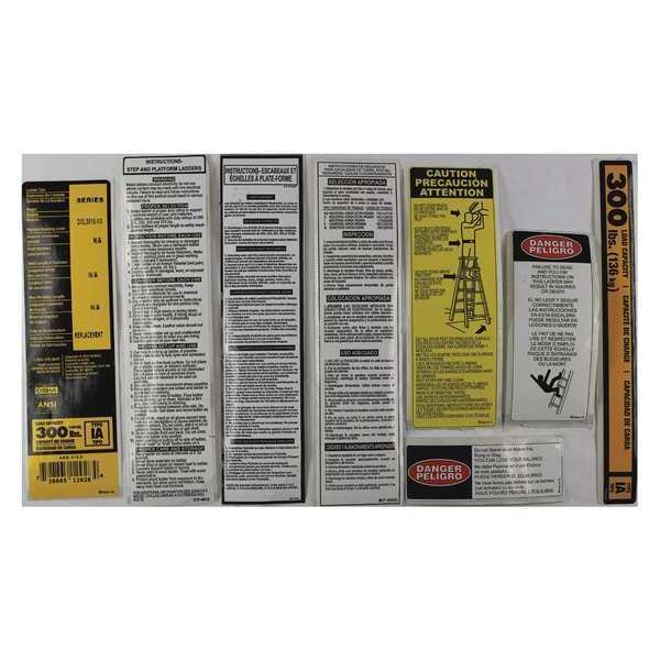 Dewalt Label Kit PK-DXL3010-XX | Zoro