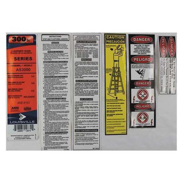 Louisville Label Kit PK-AS3000 | Zoro