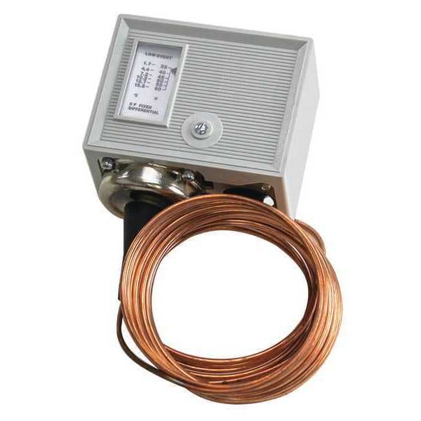 Schneider Electric Freezestat, 34-60 Deg F, 20 ft. Capilliary TC-5241 ...