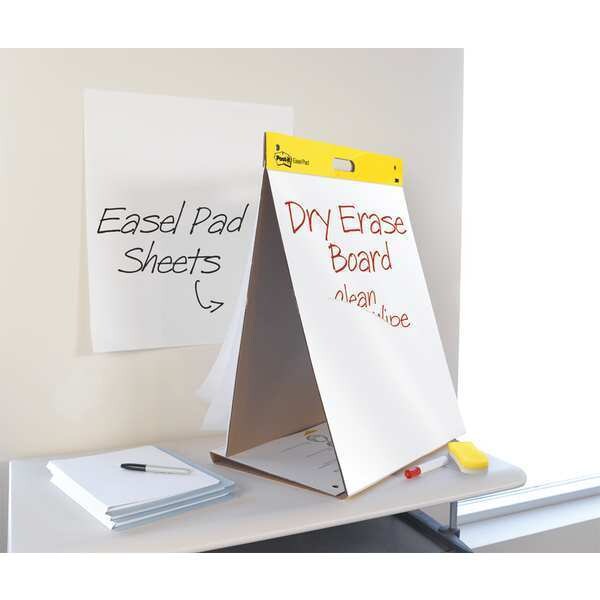 3M Dry Erase Easel Pad, 20inx23in 563 DE | Zoro