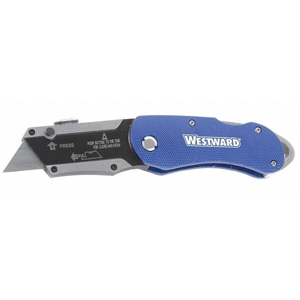 Westward Folding Utility Knife 2-Sided Utility, 7-1/8" L 42X219 | Zoro