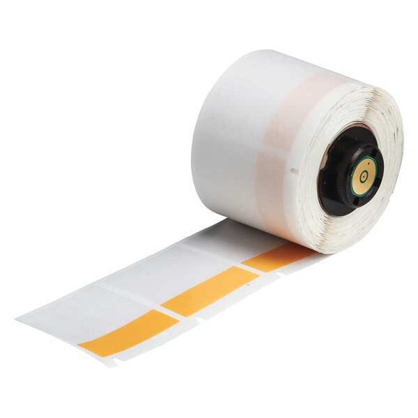 Brady Thermal Transfer Label, Orange/Translucent, Labels/Roll: 250 PTL ...
