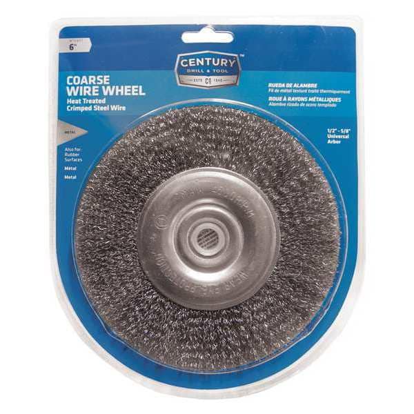 Century Drill & Tool Bench Grinder Wire Wheel 76861 | Zoro