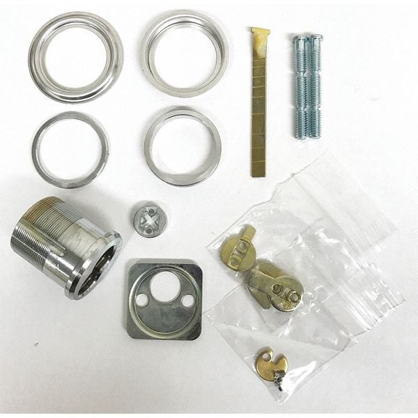 Delta Lock Rim/Mortise Cylinder G EI UNIVERSAL CYLINDER KIT | Zoro