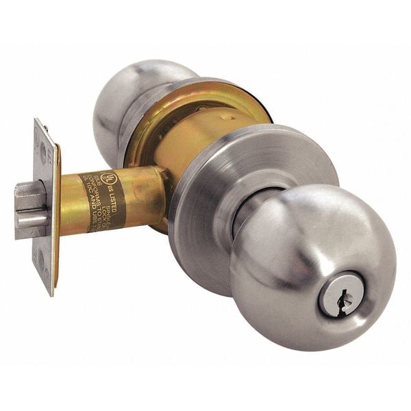 Arrow Lock Knob Lockset, Mechanical, Classroom RK17BD 32D CS | Zoro