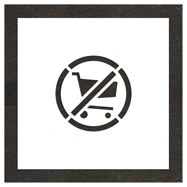 Rae Pavement Stencil, Symbol, Parking Lot Symbols, 8 in Character ...