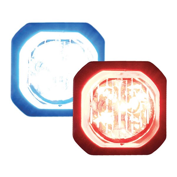 Code 3 Warning Light, LED, 12 to 24VDC HB4PAK-RB | Zoro