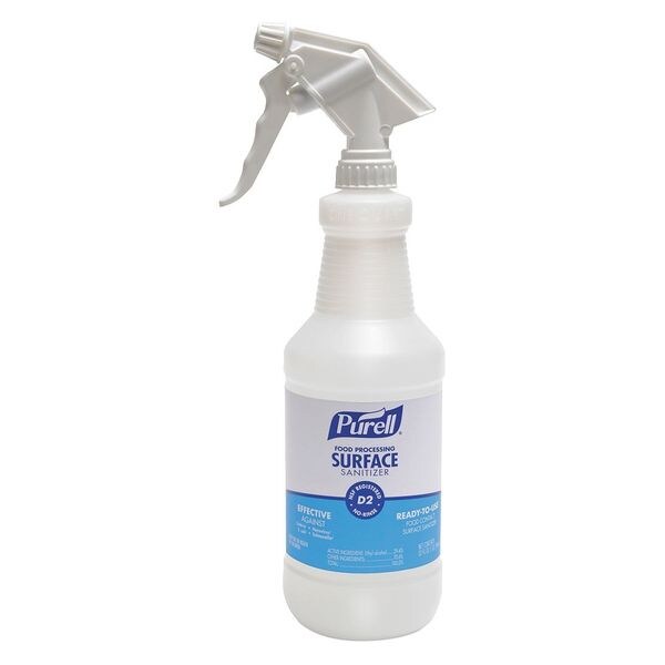 Purell Food Service Sanitizer, 32 oz. Bottle, Alcohol Like, 4 PK 3343 ...