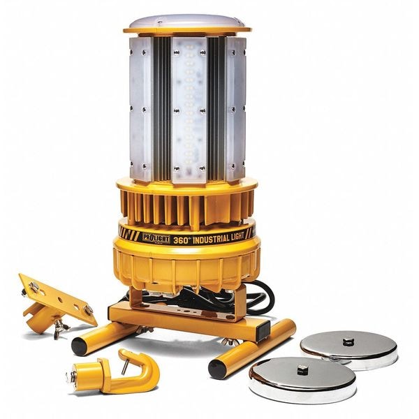 Southwire Temporary Job Site Light, 15000 lm, Bk/Yl 111508 | Zoro