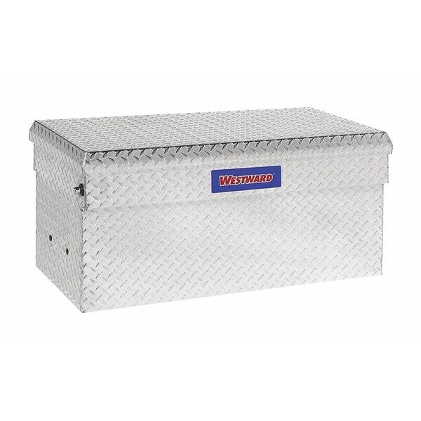 Westward Truck Box, Chest, Aluminum, 19-1/2"W, Silver, 8.4 cu. ft ...