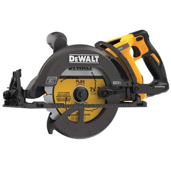 Dewalt 60V 7-1/4In Cordless Worm Drive Circular Saw DCS577B | Zoro