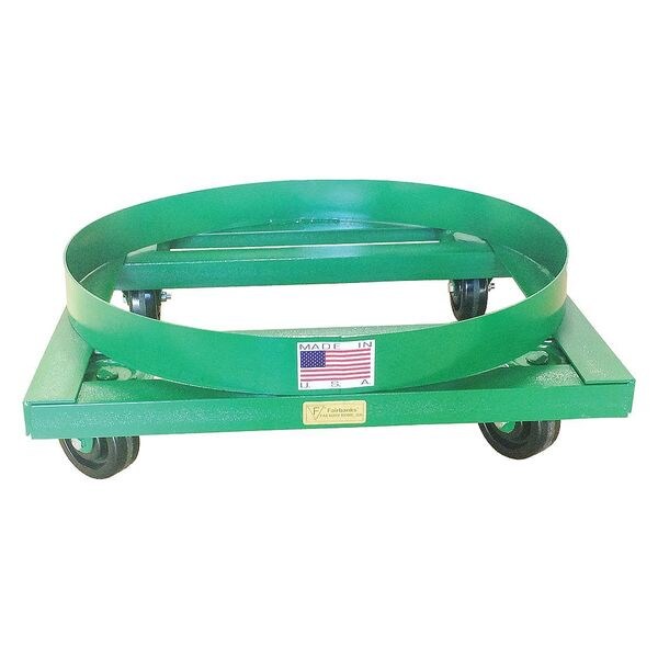 Zoro Select Drum Dolly, 8" H, Steel, 2300 lb. Cap. AI-424-MC-TE-H-37 ...