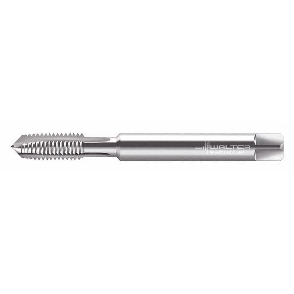 Walter Spiral Point Tap, 3/8"-16, Taper, UNC, 3 Flutes, Uncoated 22207 ...
