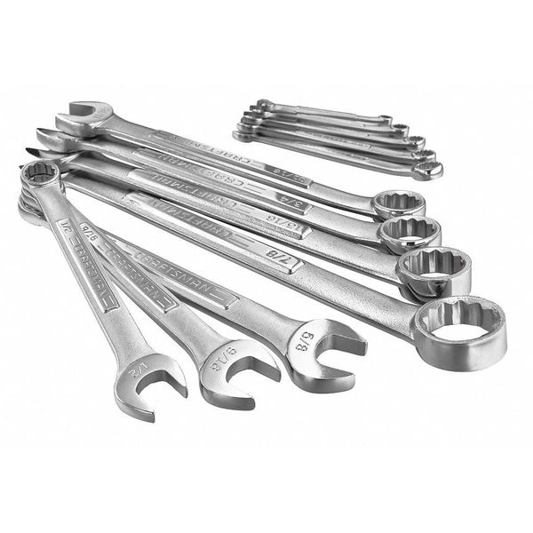 Craftsman Wrench Set, 12Pcs SAE 9-47046 | Zoro
