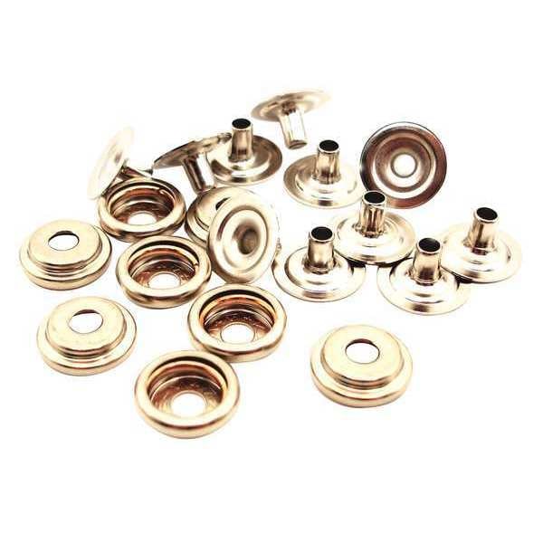Botron Co Snaps and Rivets Socket, PK100 B9849 | Zoro