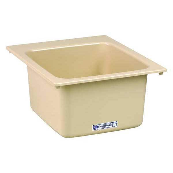 Mustee Utility Sink, 17inx20in, Bone 11BN | Zoro