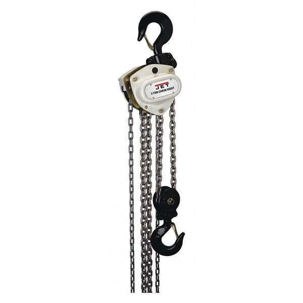 Jet Chain Hoist w/Overload 20ft Lift, 5-Ton L-100-500WO-20 | Zoro