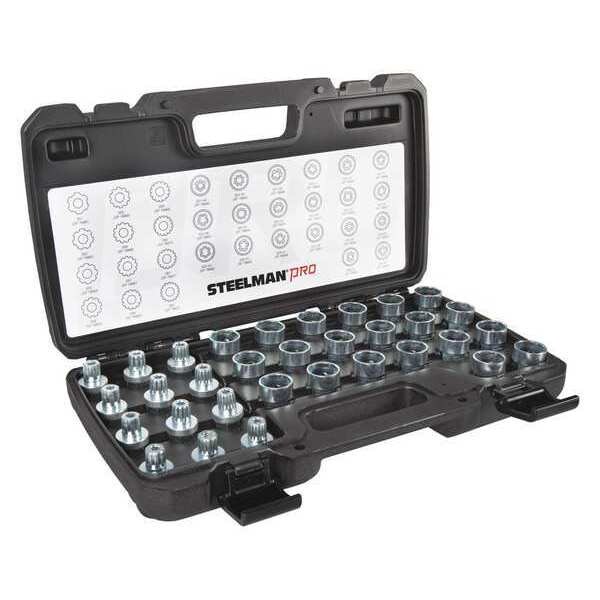 Steelman Master Lug Key Set, Volkswagen, 32 Pieces 78838 | Zoro
