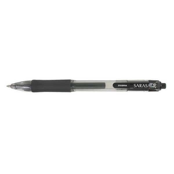Zebra Pen Sarasa Dry Gel X20 Gel Pen, Retractable, Medium 0.7 mm, Black ...