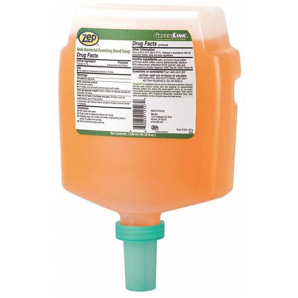 Zep 1200 ml Foam Hand Soap Cartridge 338816 | Zoro