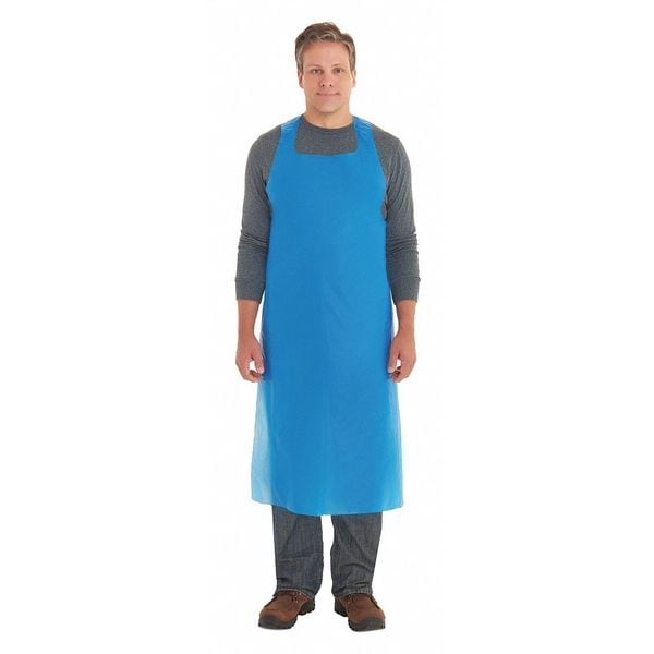 Ansell Alphatec Disposable Apron, Polyethylene, 1.25 mil Thick, 46 in ...