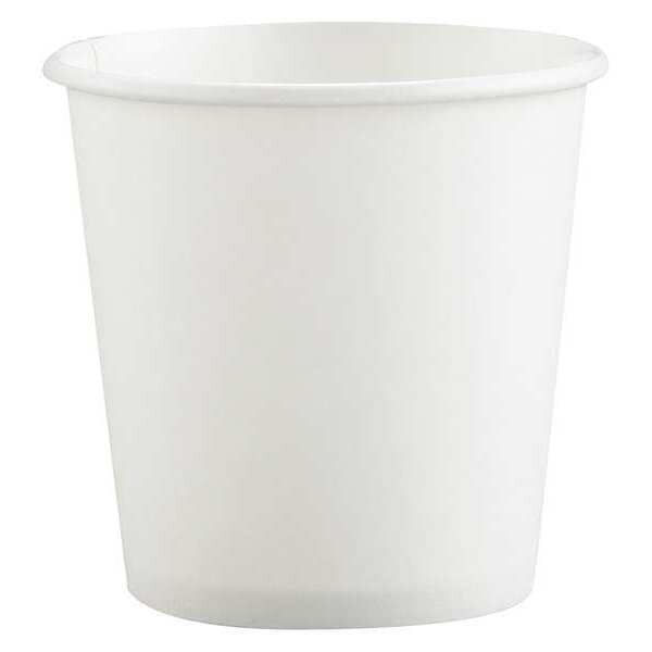 Solo Single-Sided Poly Paper Hot Cups, 4 oz, White, PK1000 374W-2050 | Zoro