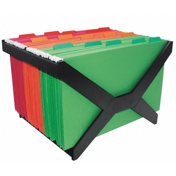 Advantus Letter/Legal Hanging File Rack, Black AVT-63000 | Zoro