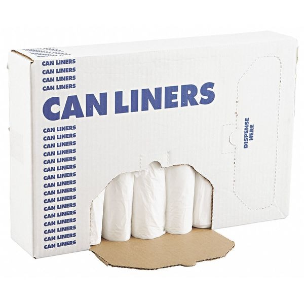 Boardwalk 16 gal Trash Can Liners, 24 in x 32 in, Extra Heavy-Duty, 0.4 ...