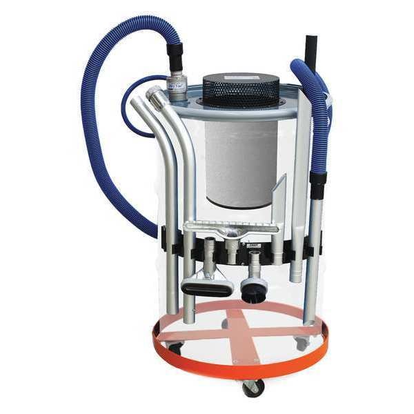 Exair Deluxe Heavy Duty HEPA Vac System, 55 gal, HEPA, 68 scfm 6299 | Zoro