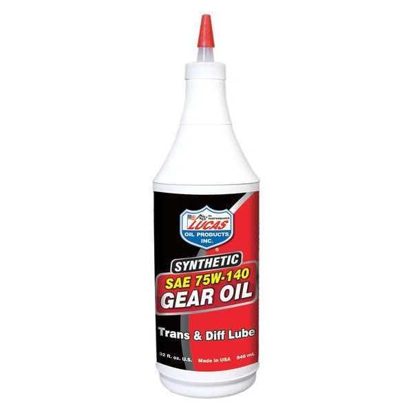 Lucas Oil Synthetic Gear Oil 75W-140, 32 Oz. 10121 | Zoro