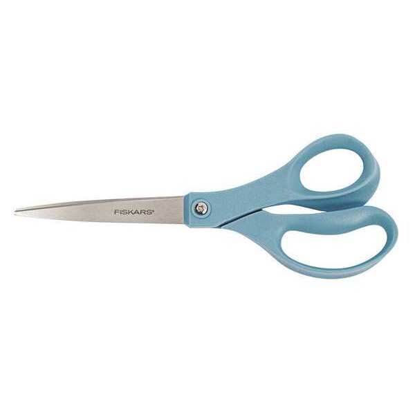 Fiskars 142490-1005 $4.83 Scissors, 8", Straight, Blue | Zoro.com