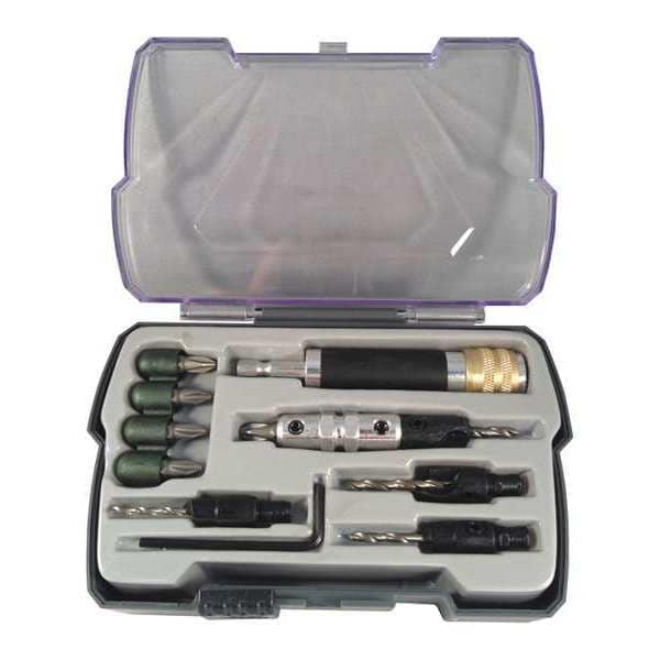 Blu-Mol Quick Connect Drill Set, 10 pcs. 00045 | Zoro