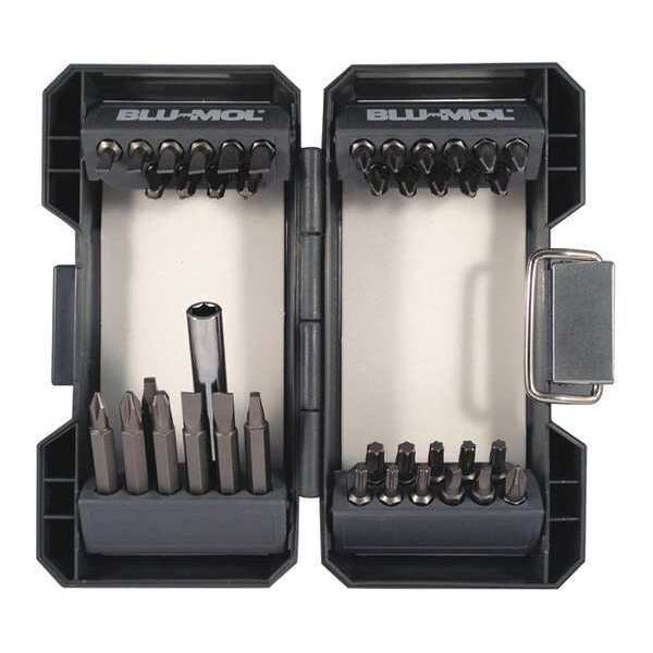 Blu-Mol Screw Driver Bit Set, 40 pcs. 00051 | Zoro