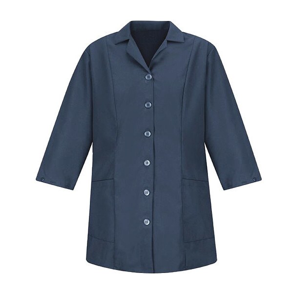 Red Kap Wmns 3/4 Sl Dk Navy Fitted Smock Po TP11NV RG XL | Zoro
