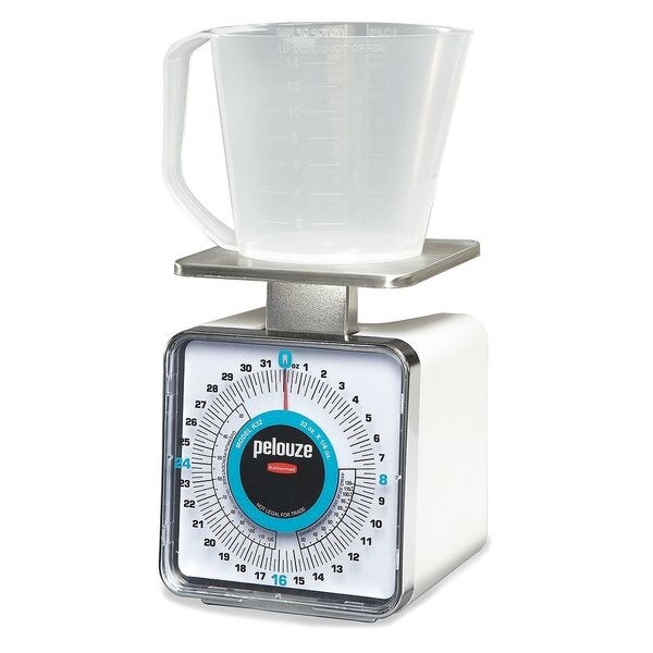 Rubbermaid Commercial Mechanical Scale, w/Measure Cup, 32 oz. FGK32 | Zoro