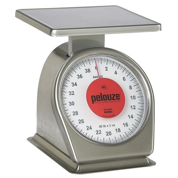 Rubbermaid Commercial Mechanical Portion Control Scale, 40 lb. FG840SW ...