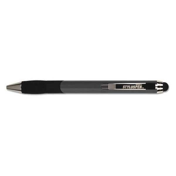 Zebra Pen Ballpoint/Stylus Pen, RT, 1.0mm, Gray 33301 | Zoro