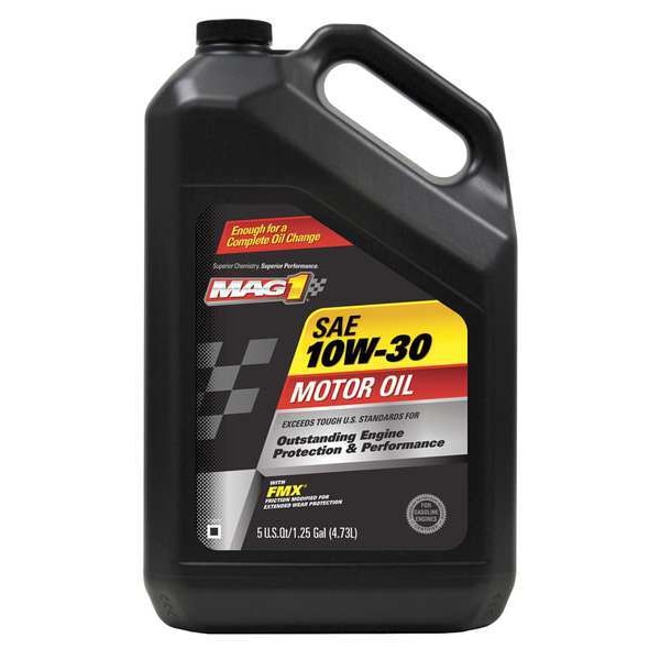 Mag 1 Motor Oil, 10W-30, Conventional, 5 Qt. MAG62939 | Zoro