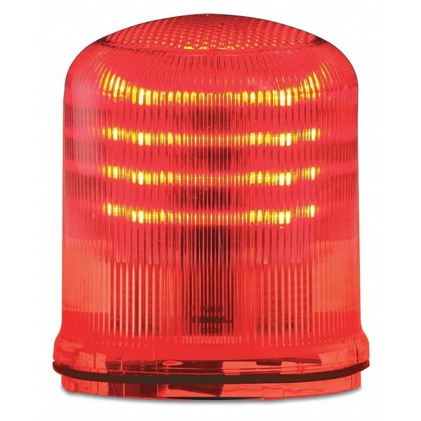 Federal Signal Warning Light, Red, LED, 12 to 24V AC/DC, 120 to 240V AC ...